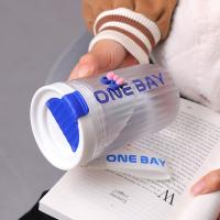 China 500ml Portable Coffee Cup High Aesthetic Tea Partition Plastic Cup for Office Products for sale