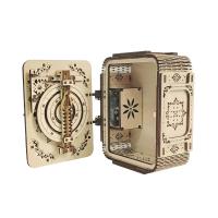 China Hotel and Resort 3D Jigsaw Puzzle Wooden Bead Treasure Box Ornaments Handmade DIY Gifts for sale