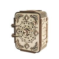 China Hotel and Resort 3D Jigsaw Puzzle Wooden Bead Treasure Box Ornaments Handmade DIY Gifts for sale