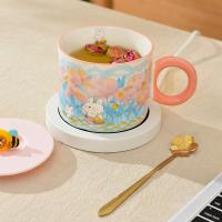 China Agriculture Target Creative Gift Set Warm Cups with Lids Cute Ceramic Mugs and Hand Gifts for sale