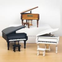 China Silk Screen Printed Wooden Piano Music Box Ideal for Wedding Favors Bridal Party Gifts for sale