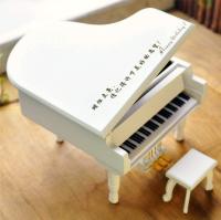 China Silk Screen Printed Wooden Piano Music Box Ideal for Wedding Favors Bridal Party Gifts for sale
