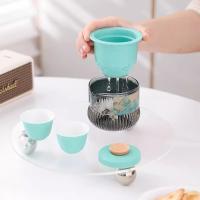 China Portable Qianshan Kuaike Cup Set Travel Agency Souvenir for National Style Tea Set for sale