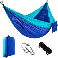 China Multi-Color Swing Camping Chair Outdoor Leisure Parachute Cloth Hammock Nylon Material for sale