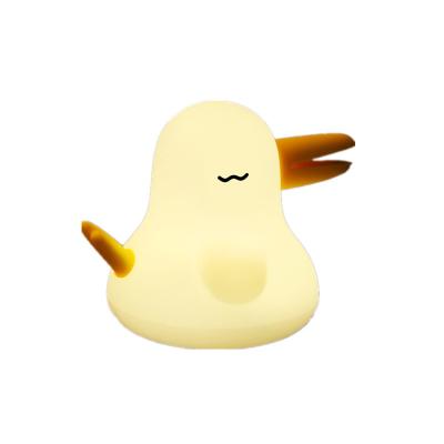 China Qiyi Bird Silicone Lamp Timed Dual tone Light Eye Protection Night Light Activity with Hand Gift for sale
