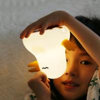 China Qiyi Bird Silicone Lamp Timed Dual tone Light Eye Protection Night Light Activity with Hand Gift for sale