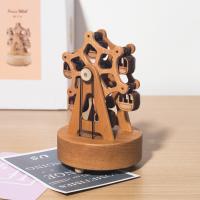 China Wooden Happiness Ferris Wheel Eight Tone Box Creative Maple Box with UV Printing for sale
