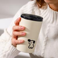 China Silk Screen Printing Cute Frosted Insulated Cup for Employee Anniversary Gift for sale