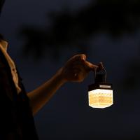 China Graduation Occasion Retro Camping Lantern with Warm Light and UV Printing Graphics for sale