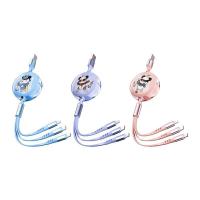 China Space Bear One to Three Fast Charging Telescopic Cable Compatible with Various Brands for sale