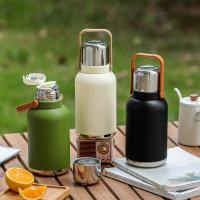 China Activities Portable 316 Stainless Steel Water Bottle 1200ml Insulated Stewed Tea Pot for sale