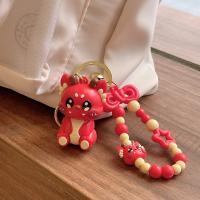 China 3.5cm*5cm PVC Dragon Keychain Cute Little Gift for Backpack Hanging Chain Included for sale