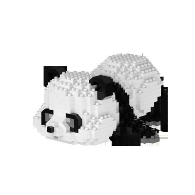 China -Chic Panda Building Block Tiny Granules Assembled Plastic Toys 1 Color Graphics Printing for sale