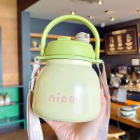 China High Aesthetic and Large Capacity Insulated Cup with Handle 2 Color Graphics Printing for sale