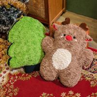 China Graduation Occasion Christmas Tree Pillow with Elk Simulation and Snowman Desig for sale