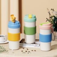 China 1 Color Graphics Printing Creative Contrasting Color Insulated Cup for Portable Coffee for sale