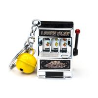 China Thanksgiving Rotary Mini Fruit Machine Keychain for Creative Playable Digital Lottery for sale
