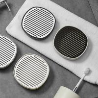 China Wind Soap Box Floor Mounted Non Perforated Single-Layer Drainage Box for Office Products for sale