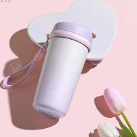 China 1 Color Graphics Printing Straw Insulated Cup High Aesthetic Value Portable Coffee Cup for sale