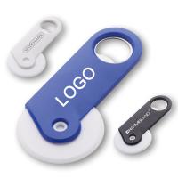China Exhibition Usage Scenarios 2024 Stainless Steel Bottle Opener Pizza Knife Roller for sale
