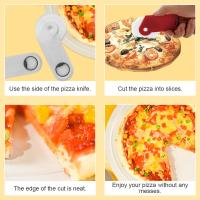 China Exhibition Usage Scenarios 2024 Stainless Steel Bottle Opener Pizza Knife Roller for sale