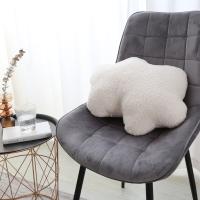 China Silk Screen Printing Geometric Circle Velvet Headrest Pillow for Fitness and Wellness for sale