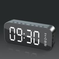 China 1 Color Printing Bluetooth Speaker Alarm Clock with Radio Broadcast and Card Insertion for sale