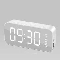 China 1 Color Printing Bluetooth Speaker Alarm Clock with Radio Broadcast and Card Insertion for sale