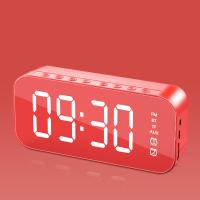 China 1 Color Printing Bluetooth Speaker Alarm Clock with Radio Broadcast and Card Insertion for sale