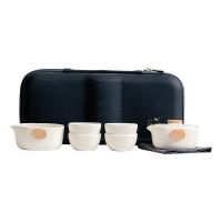 China Business Tea Gifts Ark Express Cup Tea Set with One Pot and Three Cups Portable Bag for sale