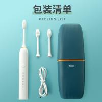 China Electric Toothbrush Set with Custom Logo Small Size 3 Brush Heads Silk Screen Printing for sale