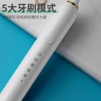 China Electric Toothbrush Set with Custom Logo Small Size 3 Brush Heads Silk Screen Printing for sale