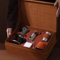 China Office Products Velvet Business World Coffee Pot Gift Box Set for Agriculture Industry for sale