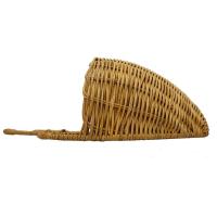 China Silk Screen Printing Handmade Rattan Woven Apple Storage Basket for Home Organization for sale