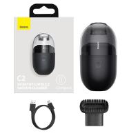 China Creative Office Gift UV Printing Desktop Capsule Vacuum Cleaner with Customer's Logo for sale