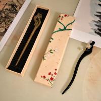 China April Fool's Day Occasion Classic Vintage Red Sandalwood Hairpin for Office Products for sale