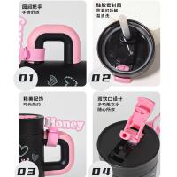China Portable and Cute Straw Water Cup Stainless Steel Insulated Ideal for Any Activity for sale