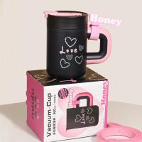 China Portable and Cute Straw Water Cup Stainless Steel Insulated Ideal for Any Activity for sale