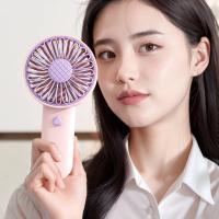 China Novelty Gifts High Aesthetic Value Portable Handheld Fan for Office Desktop Activity for sale