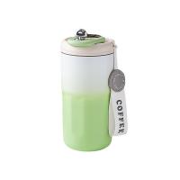 China Light Luxury Gradient Color Temperature Display Insulated 316 Coffee Cup for Office for sale