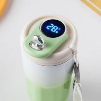 China Light Luxury Gradient Color Temperature Display Insulated 316 Coffee Cup for Office for sale