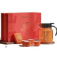 China April Fool's Day Mountains and Rivers Moon Bright Stewed Tea Set with UV Printing for sale