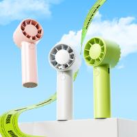 China Employee Gift Mini Charging Neck Hanging Fan with Custom Logo Silk Screen Printing for sale