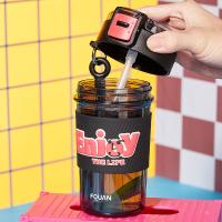 China High Aesthetic Color Contrast Style Straw Cup The Ultimate Hotel and Resort Accessory for sale