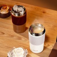 China 480/650ml Vacuum Handle Spring Cap Cup Bike Coffee Car Insulated Cup Ideal Novelty Gift for sale
