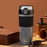 China 480/650ml Vacuum Handle Spring Cap Cup Bike Coffee Car Insulated Cup Ideal Novelty Gift for sale