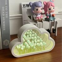 China Handmade DIY Cloud Tulip Mirror Night Lamp One Object Two Uses Ideal for Novelty Gifts for sale