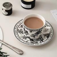 China Add a Pop of Color to Your Gifts with this French Retro Style Coffee Cup and Plate Set for sale