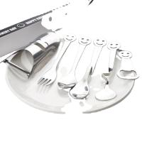 China Silk Screen Printing Graphics Stainless Steel Tableware Set for April Fool's Day Fun for sale