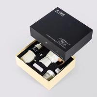 China Silk Screen Printing Coffee Gift Box with Mocha Pot Six Piece Set and Hand Grinder for sale
